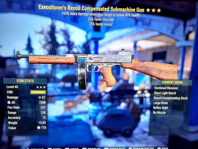 Submachine gun fallout 4 - zoomcoco