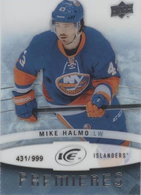2014-15 Upper Deck Ice - Ice Premieres Mike Halmo #87 /999 (RC) for ...