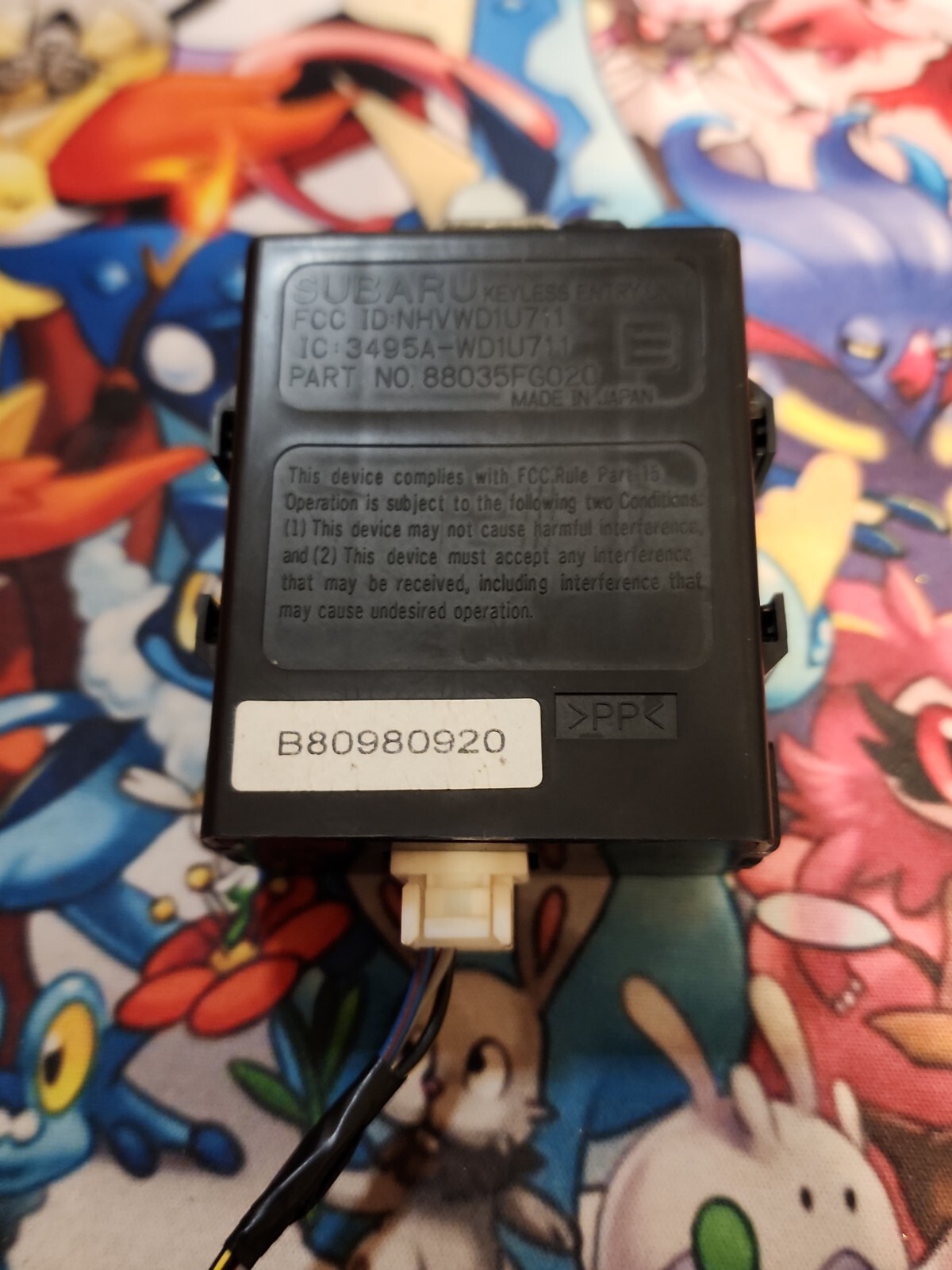 2009 SUBARU KEYLESS ENTRY CONTROL MODULE 88035FG020 | eBay