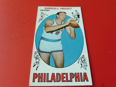 1969/70 DARRALL IMHOFF ROOKIE # 4 TOPPS TALL BOY BASKETBALL ...