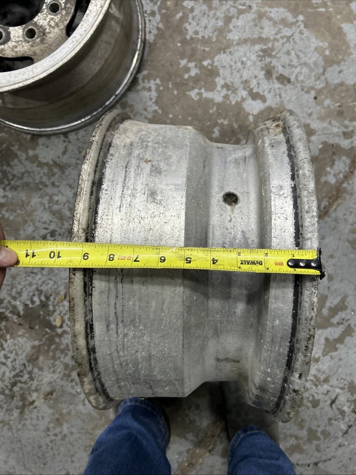 Vintage Superior 8 Lug Aluminum Slot Mag Wheels 16.5X8.25 Truck Chevy ...