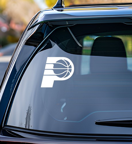 Indiana Pacers Vinyl Decal Car Truck Vehicle Window Wall Sticker White ...
