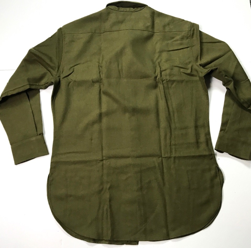 WWII US ARMY INFANTRY OFFICER M1937 M37 COMBAT FIELD WOOL SHIRT-SIZE 3 ...