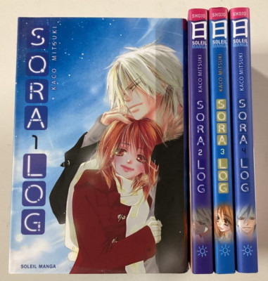 SORA LOG tomes 1 à 4 Kaco Mitsuki Série COMPLETE MANGA shojo en ...