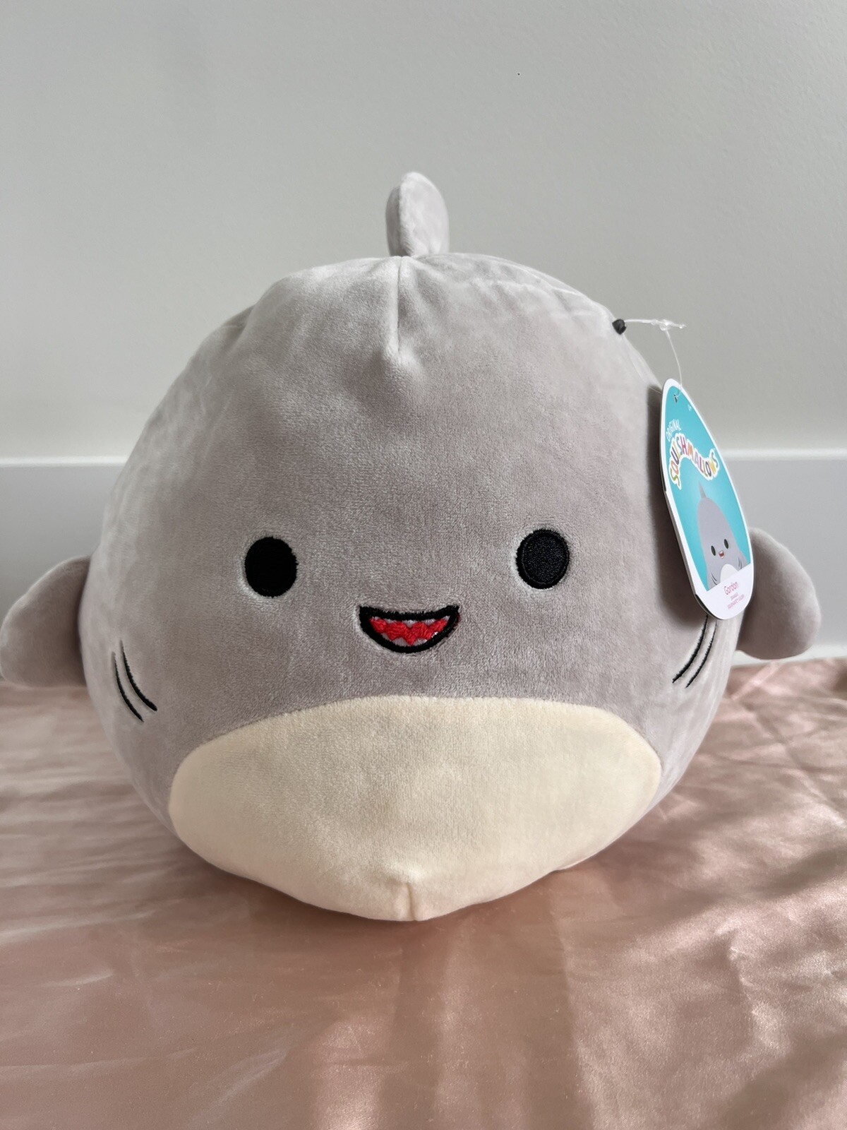 Squishmallow Gordan The Shark 8 inch Gray Plush!! NWT 💗 734689433339| eBay