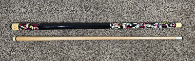 ACTION pool /cue stick -Floral, flowers graphix nice shape | eBay