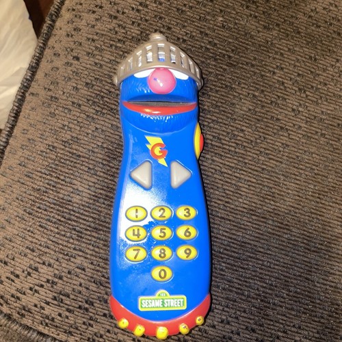 Super Grover Sesame Street Talking Remote Control Phone Toy Hasbro | eBay