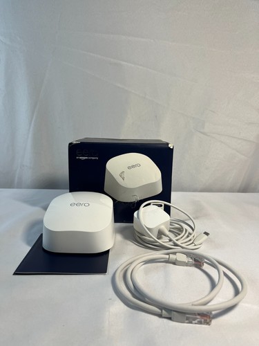 Eero 6 N010001 White Wireless Dual-Band Mesh WiFi 6 Router System | eBay