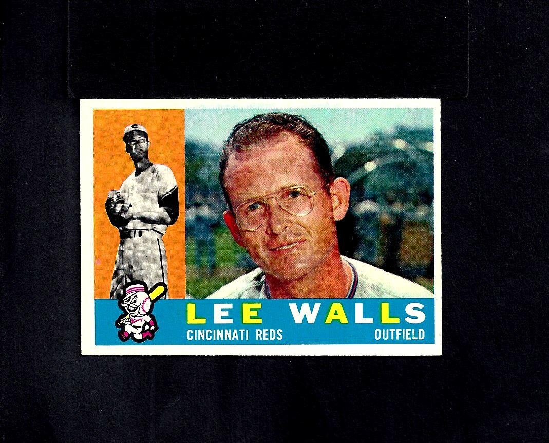 1960 TOPPS SET BREAK #506 LEE WALLS-2--REDS--NO CREASES--EX/MT/NR/MT++ ...