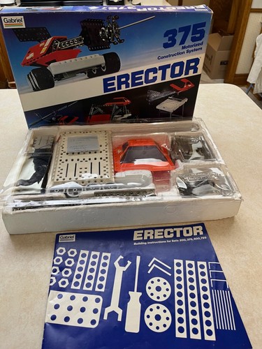 Vintage 1981 Gabriel Erector Set: 375 Motorized Construction. See ...