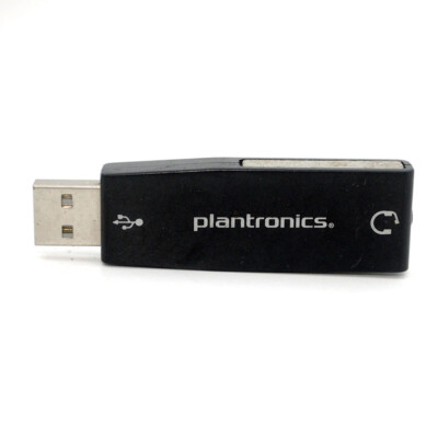 Plantronics Audio USB Adapter-50 USB Plug to 2.5mm Female Headset Jack ...