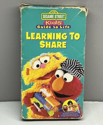 Sesame Street Kids Guide to Life Learning to Share VHS 1996 Video Tape ...