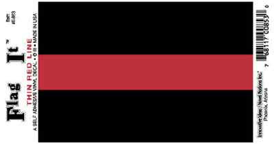 Thin Red Line - Vinyl Decal Sticker 3.5'' x 5'' | eBay