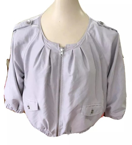 Light Grey Short Jacket Size 12 Sportsgirl Jacket Great Condition ...