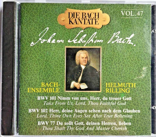 Helmuth Rilling - Bach-Ensemble - DIE BACK KANTATE VOL. 47 - CD ...