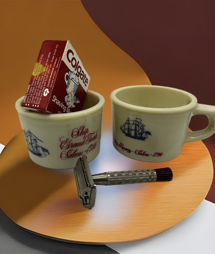 Vintage Gillette Red Tip Safety Razor Body A3 Date Code 2 Old Spice ...