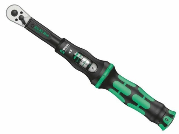 Wera A5 1/4" 2.5-25 Nm Adjustable Click Torque Wrench - Green ...