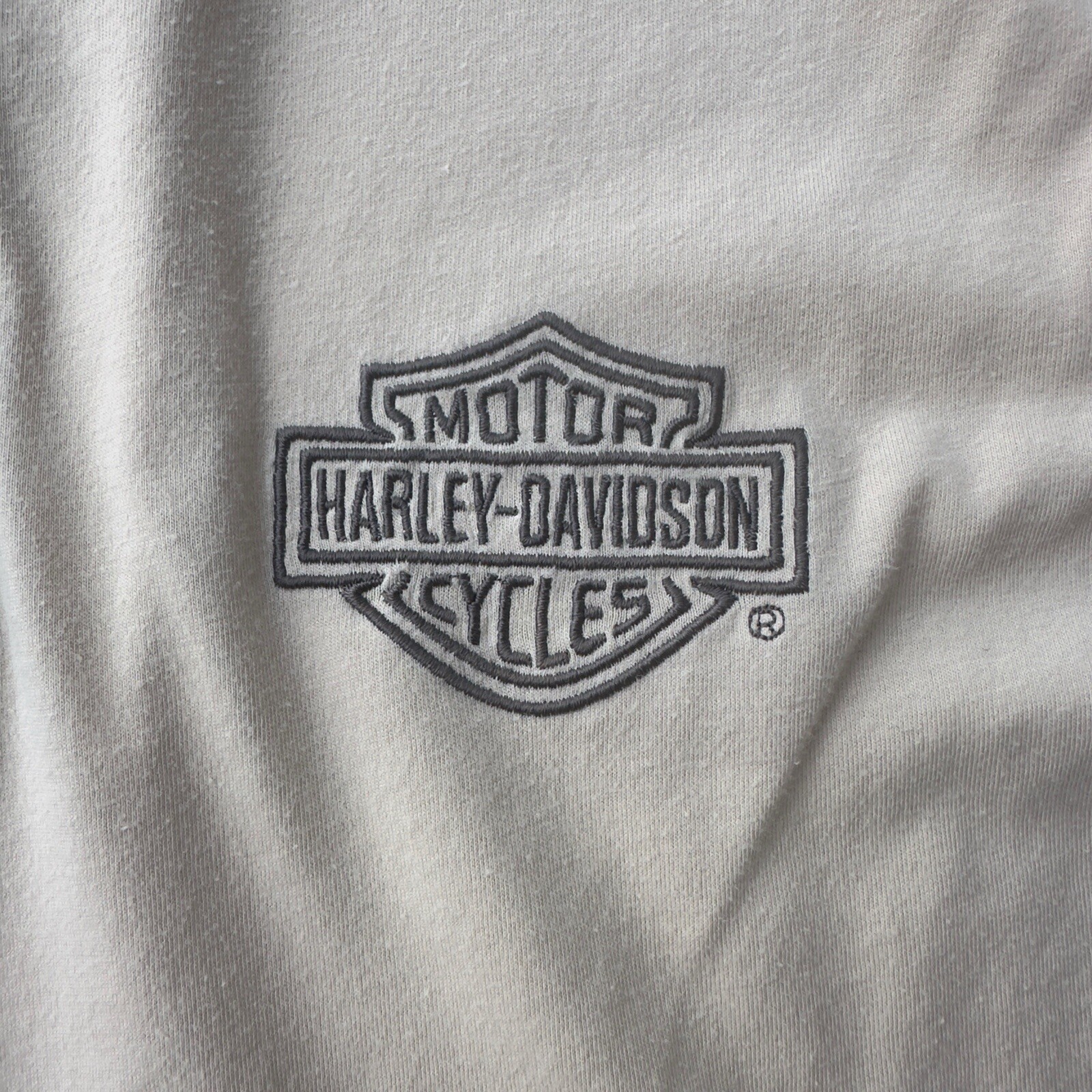 Harley Davidson Men's XL Henley Short Sleeve Shirt Cr… - Gem