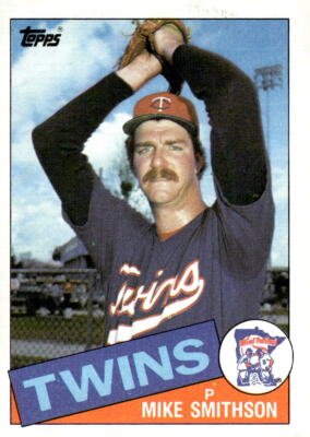1985 Topps #483 Mike Smithson - Minnesota Twins | eBay