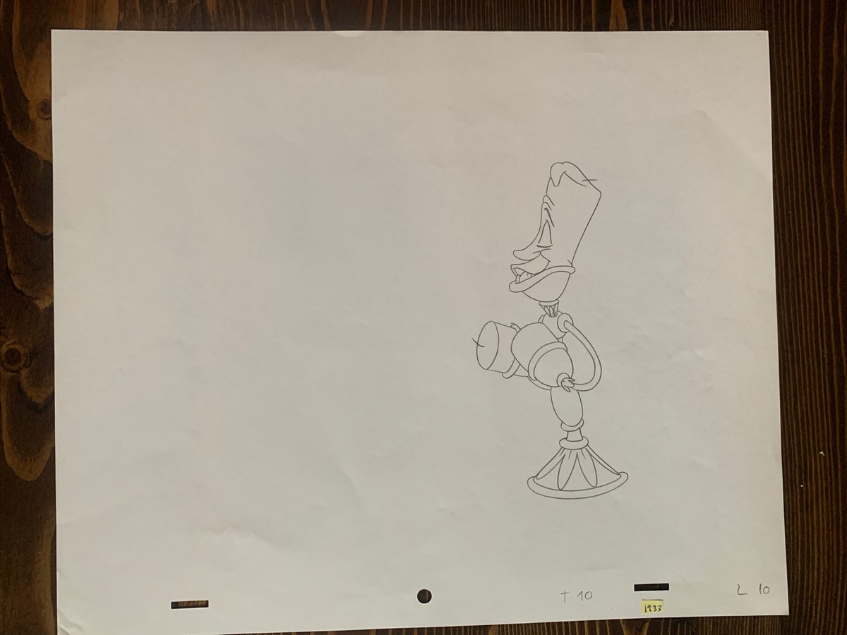 Beauty And The Beast Lumiere Drawing