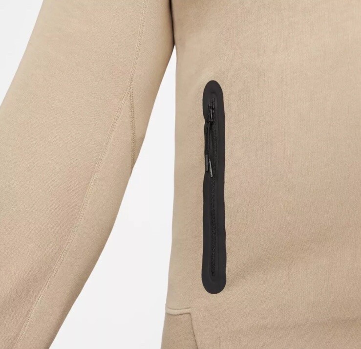 Nike Sportswear Tech Fleece Full-Zip Brown Hoodie Mens Multi Sizes ...