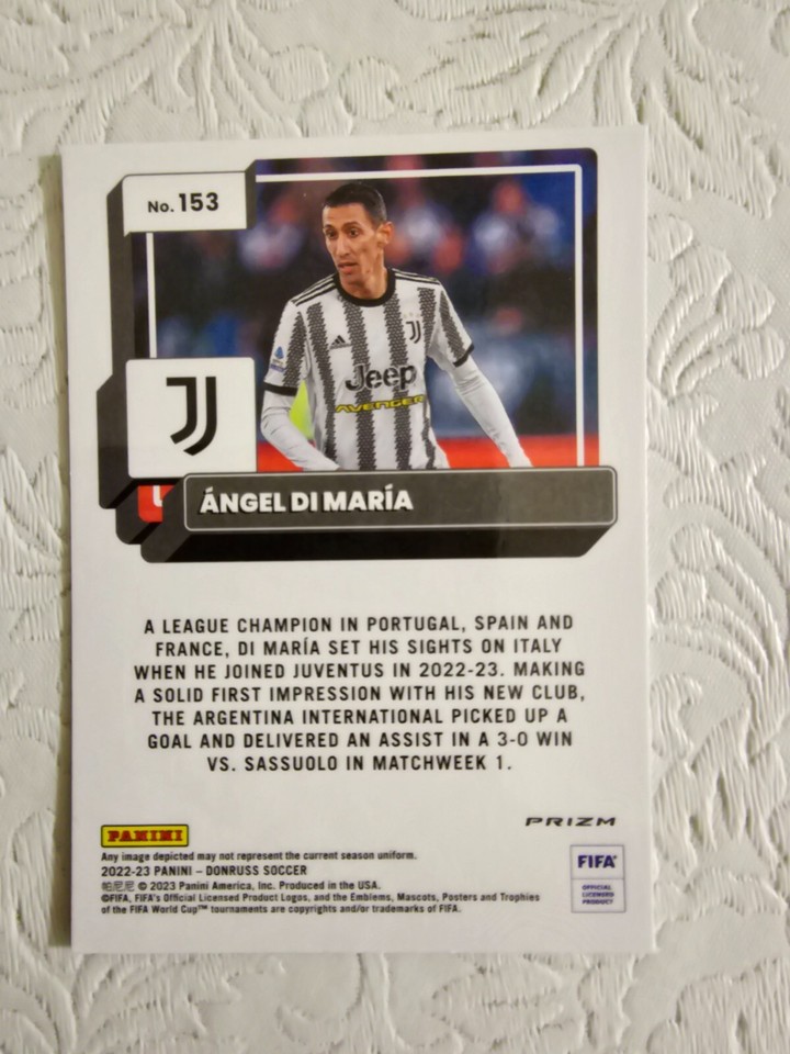 Angel di maria fifa donruss optic silver prizm juventus | eBay