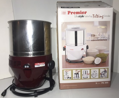 Premier Lifestyle Table Top Wet Tilting Grinder PG502 US 110V Plug | eBay
