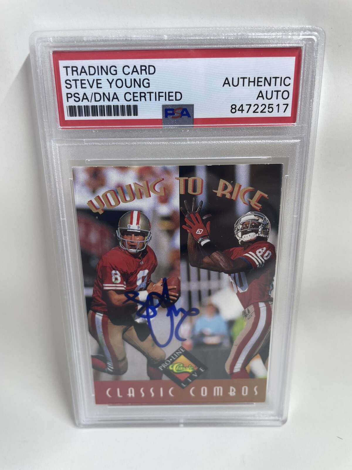 Steve Young Autographed Memorabilia | Signed Photo, Jersey ...