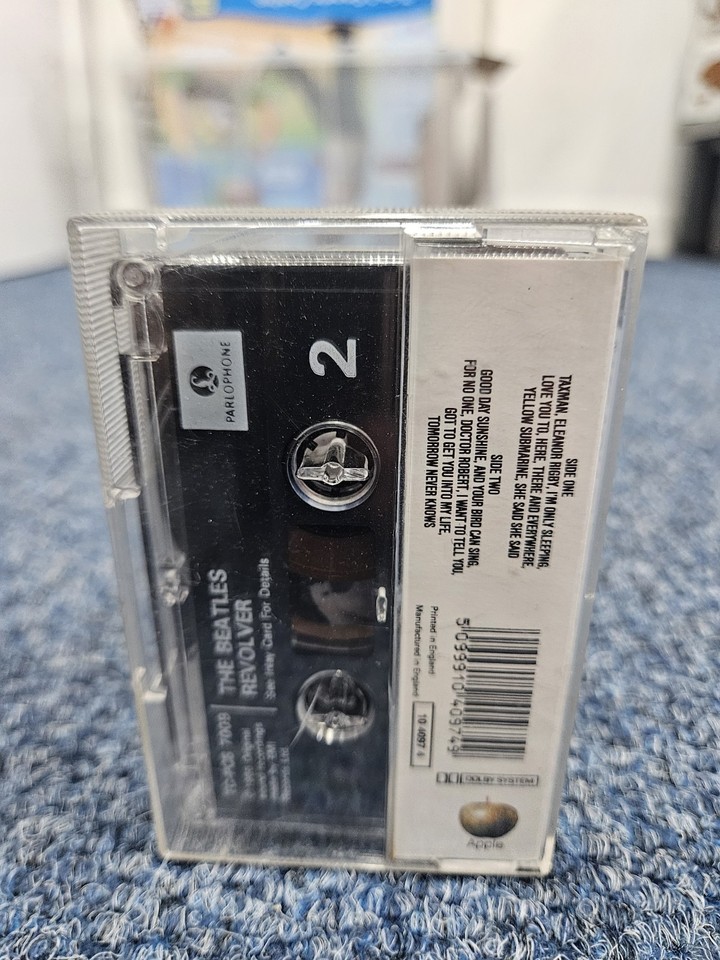 THE BEATLES - REVOLVER (PARLOPHONE TCPCS7009) EARLY 90s UK CASSETTE ...