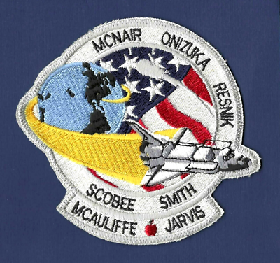 Challenger Space Mission Badge