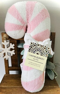 Pink Candy Cane Pillow
