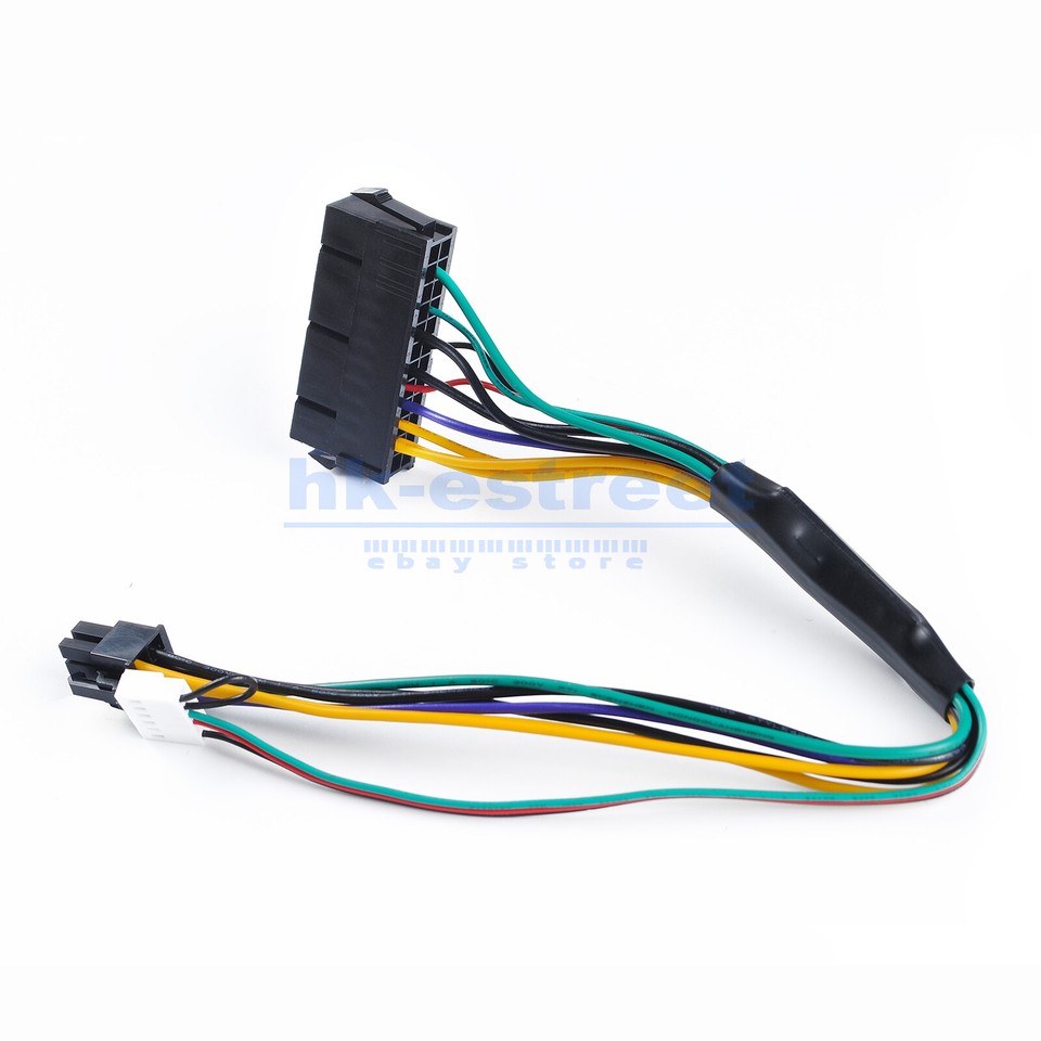24 to 6 Pin Power Supply Adapter Cable for HP Elite 8100 8200 8300 ...