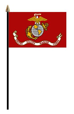 US MARINE CORPS MILITARY PACK OF 12 SMALL FLAGS flag 6"x4" USA | eBay