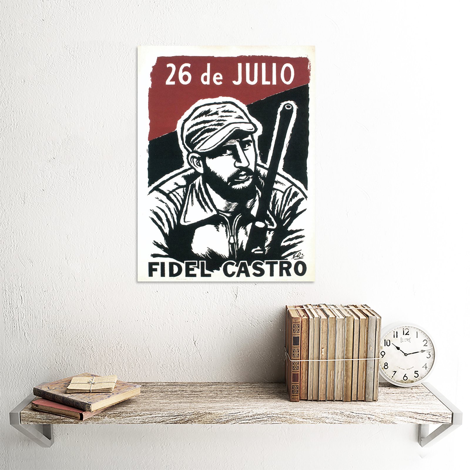 PROPAGANDA FIDEL CASTRO COMMUNISM CUBA 1959 POSTER ART PRINT 30X40 CM ...
