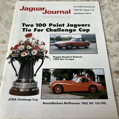 Vintage Jaguar Journal Magazine January-February 1993 | eBay
