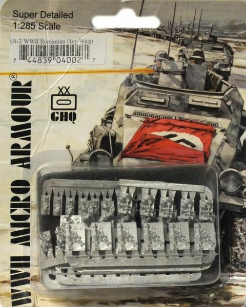 GHQ WWII Micro Armour Romania 1/285 Individual Heavy Weapons Pack MINT ...