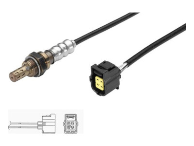 For Smart Fortwo 1.0 (2007-2016) Rear 4 Wire Oxygen O2 Lambda Sensor ...