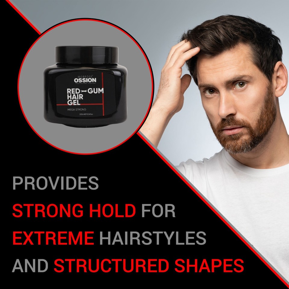Morfose - Ossion Mega Strong Red-Gum Hair Gel 300ml | eBay UK