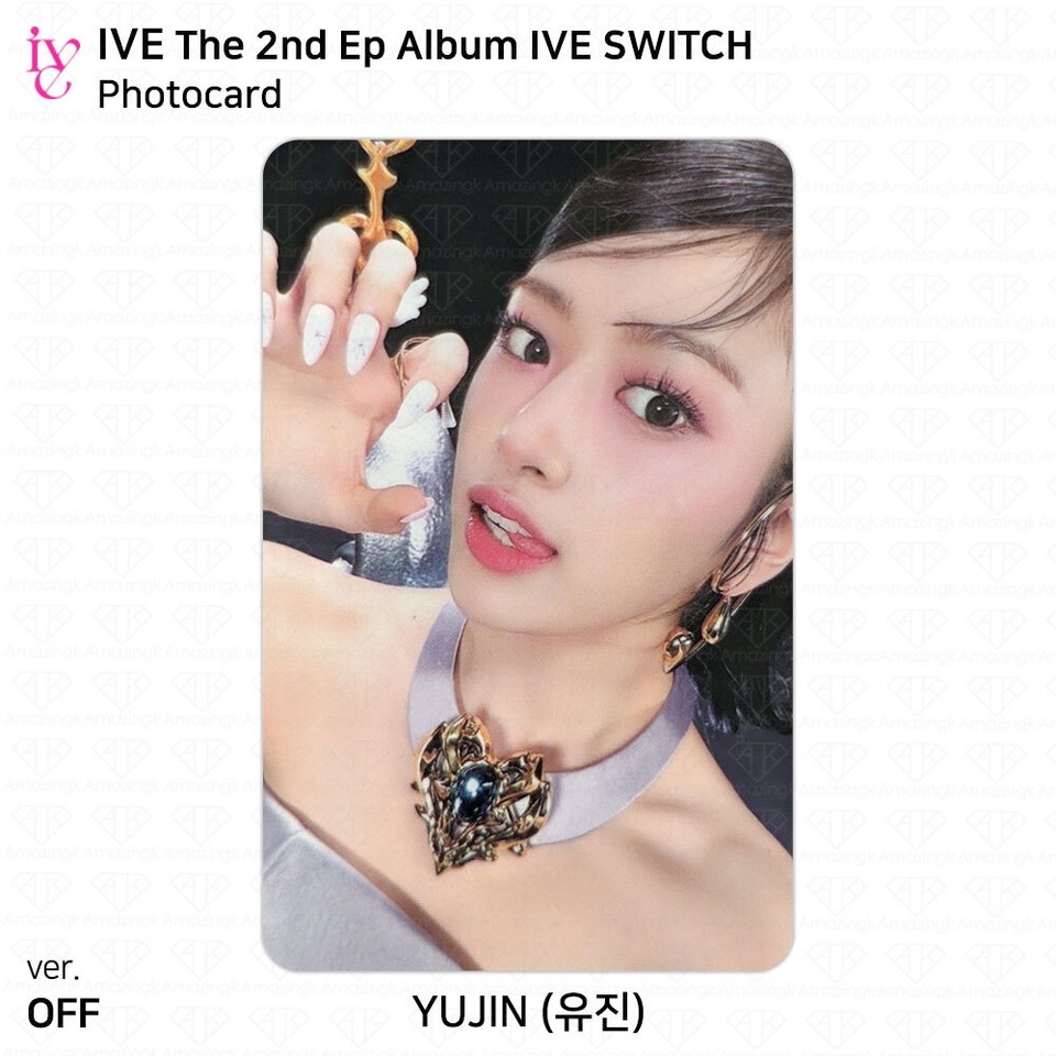 IVE 2nd EP Album IVE SWITCH Official Photocard Postcard Heart Card ...
