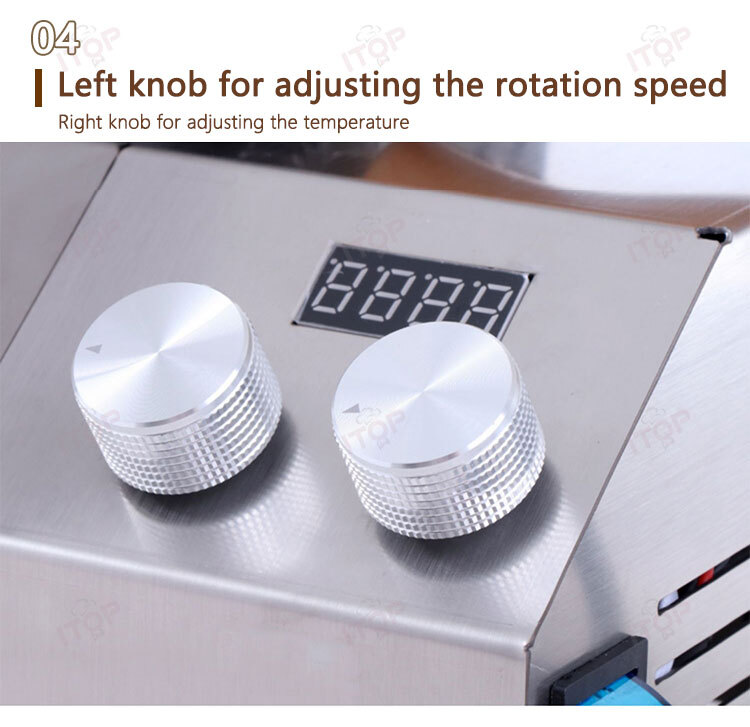 Automatic Coffee Roaster Drum Rotating Roaster Capacity 400g 110-240V ...