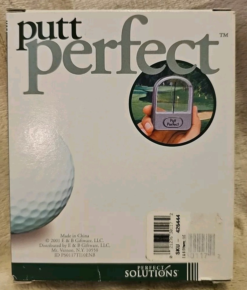PUTT PERFECT GOLF PRACTICE AID - READ BREAKS ON GREENS New | eBay