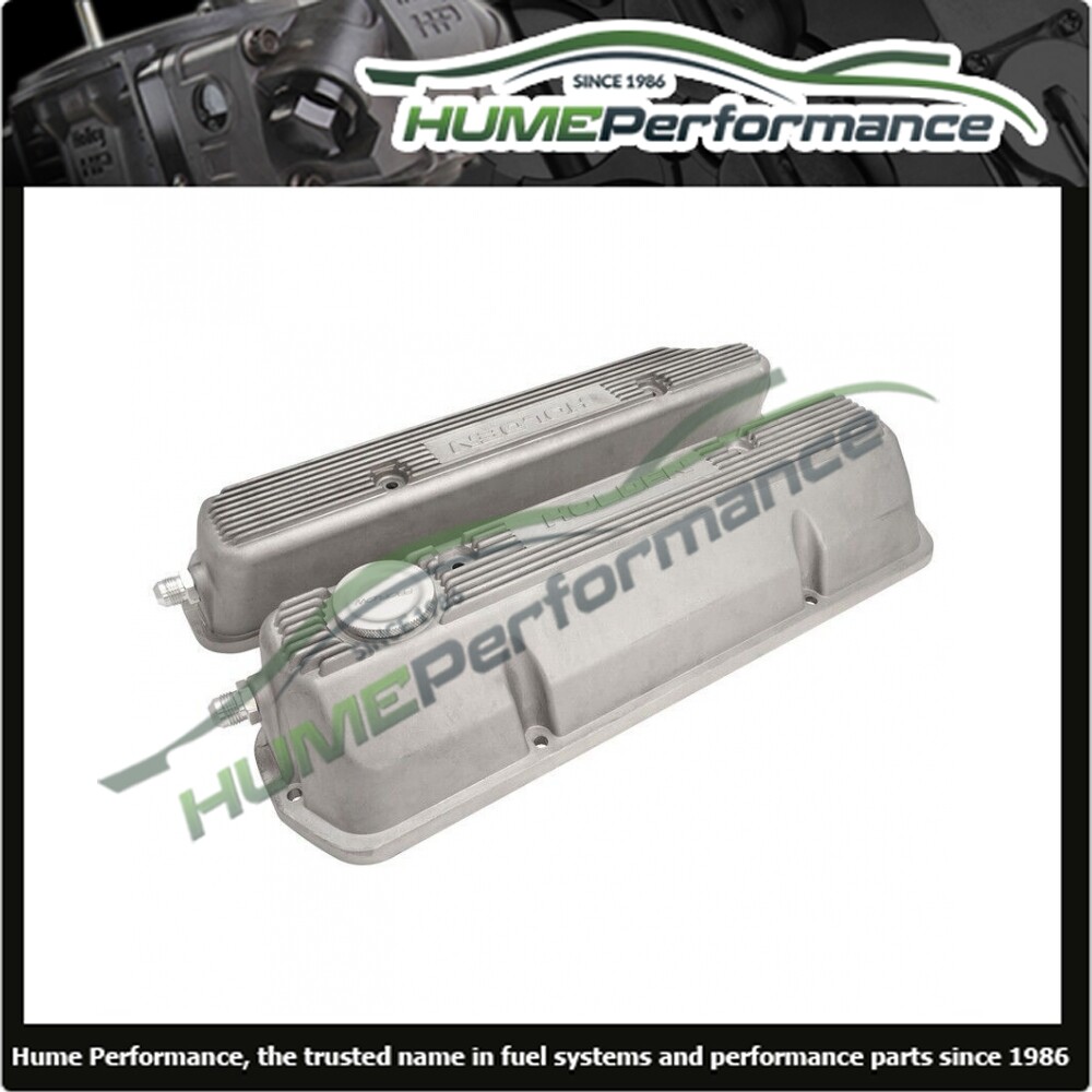 HOLDEN V8 LATE VN-VT HEADS 304 308 CAST ALLOY VALVE COVERS OE STYLE ...