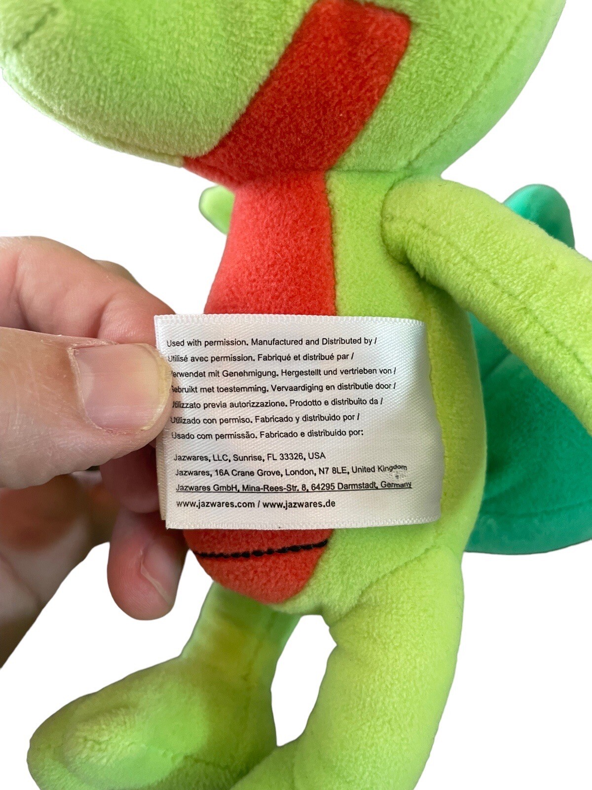 Jazwares Pokemon Treecko 8" Plush Nintendo EUC Pokémon | eBay