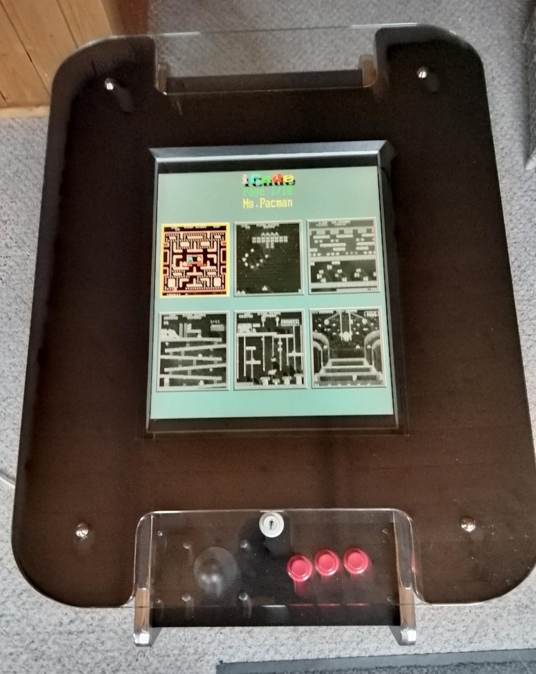 iCade Cabinet Arcade Coffee table Classic Game Table 60 games 2 Player ...