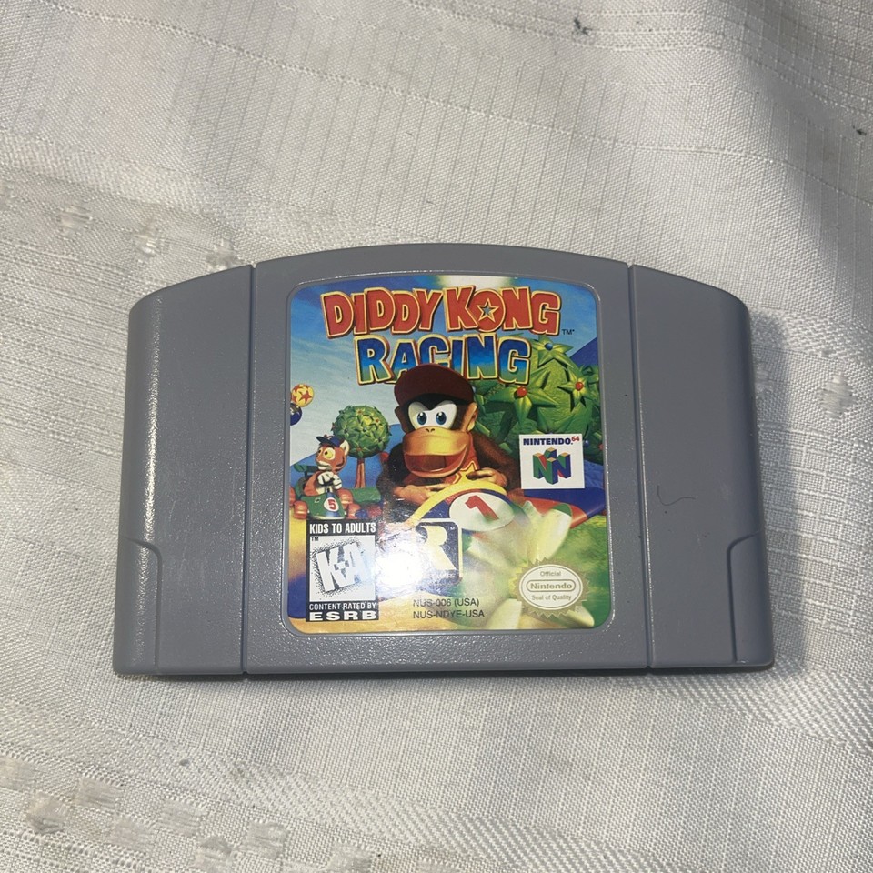 Nintendo 64 N64 Console Expansion Pak Controller Wire Diddy Kong Racing ...