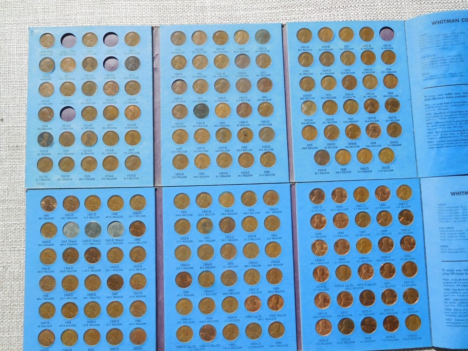 Lincoln cent collection 1909 -1974 almost complete | eBay