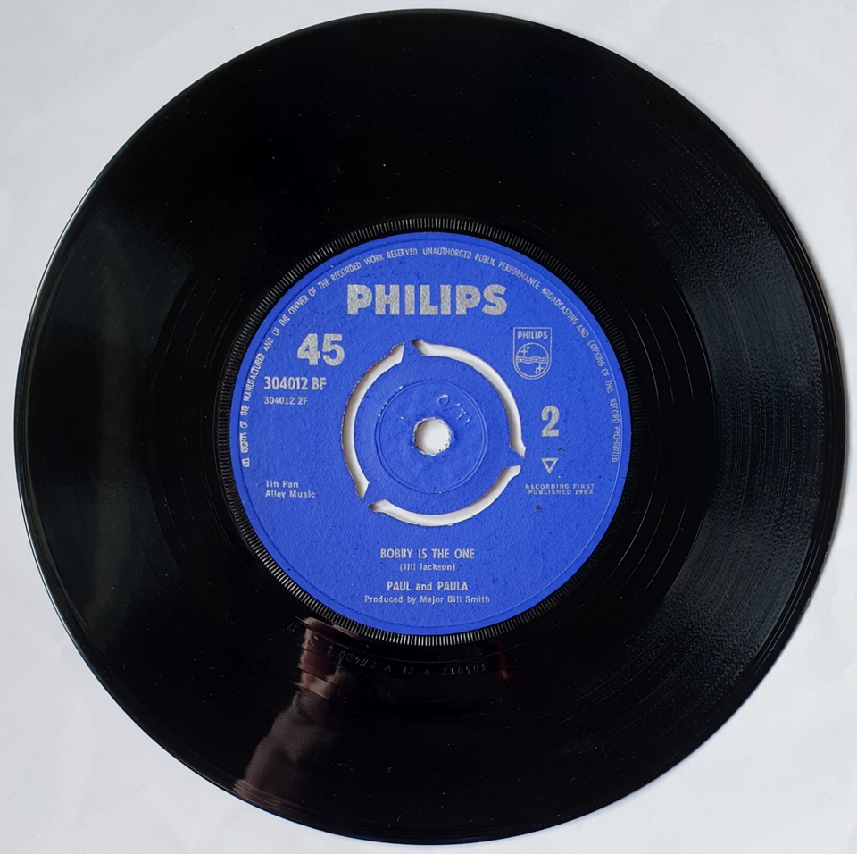 PAUL & PAULA - HEY PAULA - ORIGINAL 1963 UK 1st PRESS 7" VINYL SINGLE ...