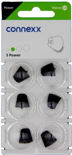 5 x Signia Sleeve: 3.0 Power S Domes 6 Blister Green Hearing Aid ...