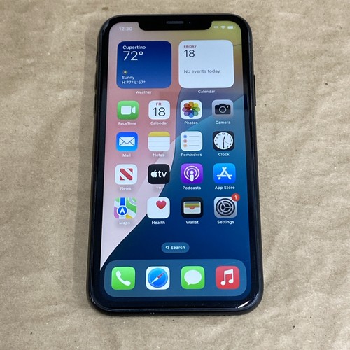 Apple iPhone XR (2nd gen) 64 GB MT302LL/A Black – No SIM – Unlocked ...