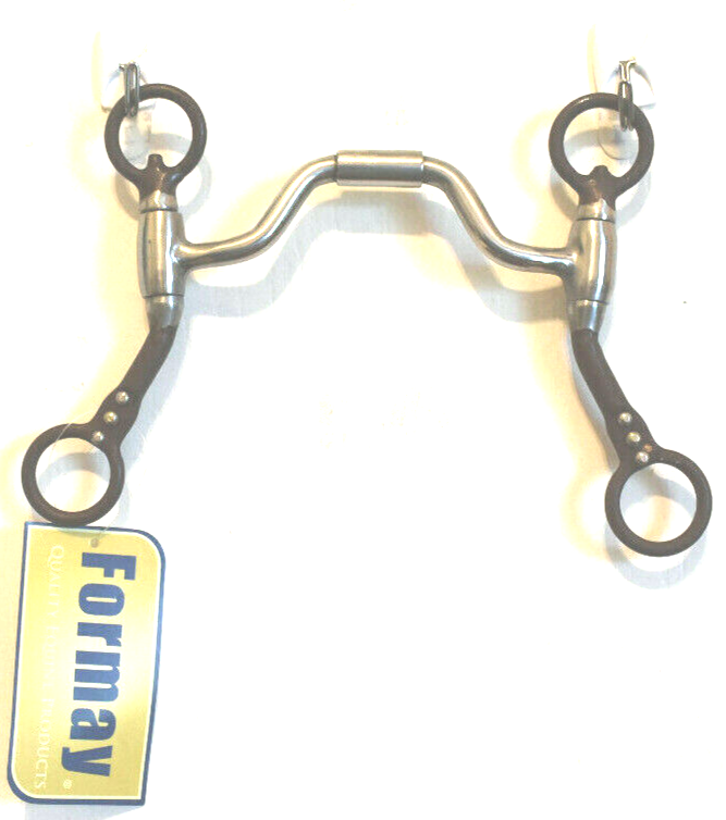 Formay BR futurity western bit 174030 Low port loose cheek 5" mouth ...